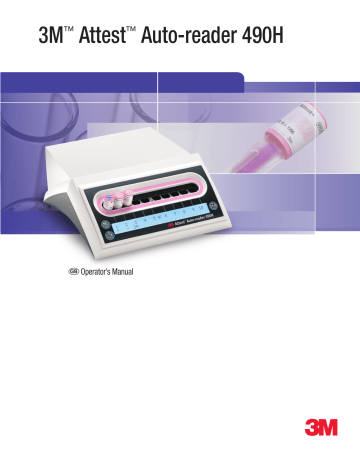 3M Attest™ Auto-reader, 490 Instruction | Manualzz