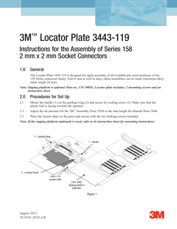 3M Locator Plates Instruction | Manualzz