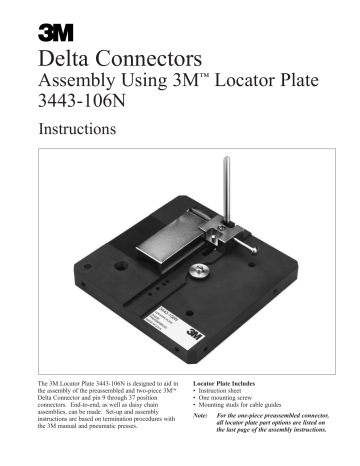 3M Locator Plates Instruction | Manualzz