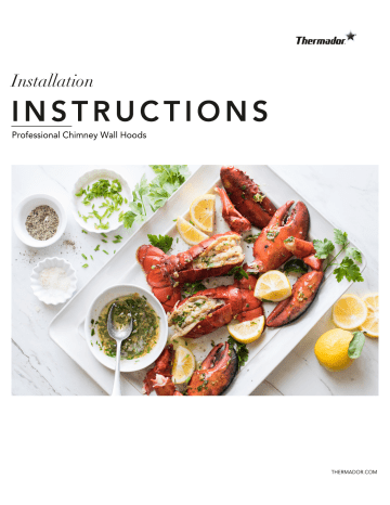 Thermador HPCN36WS 36-Inch Professional Chimney Wall Hood Installation ...