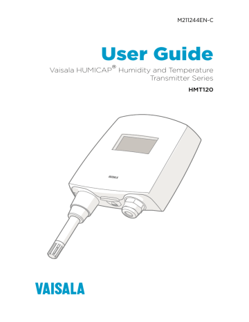 Vaisala HMT120 User guide | Manualzz