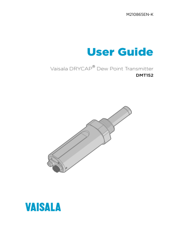 Vaisala DMT152 Manual | Manualzz