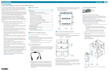 Crestron FT2-500-ELEC Quick Start | Manualzz