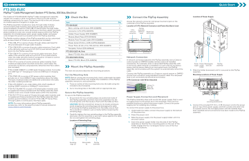 Crestron FT2-202-ELEC Quick Start | Manualzz