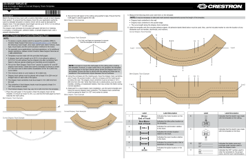 Crestron CSA-DRAPERY-TEMPLATE-KIT Guide | Manualzz
