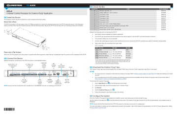 Crestron CP3-R Guide | Manualzz