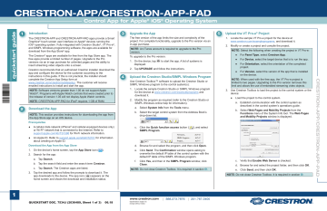 Crestron CRESTRON-APP-PAD Guide | Manualzz