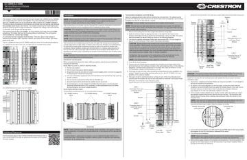 Crestron CLX-2DIM8 Installation Guide | Manualzz