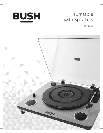 Bush Pro Turntable Instruction manual | Manualzz
