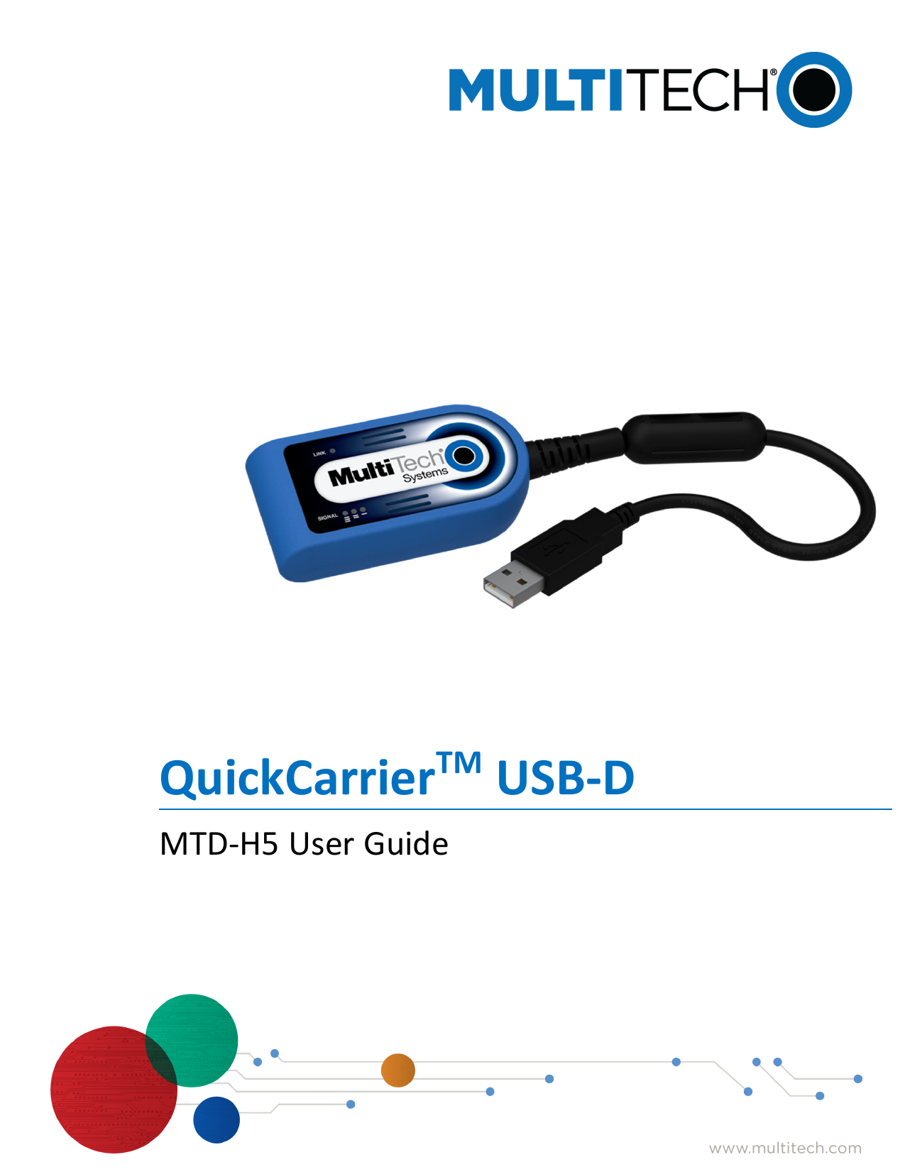 MultiTech MTD-H5-2.0 Cellular Dongle User Guide | Manualzz