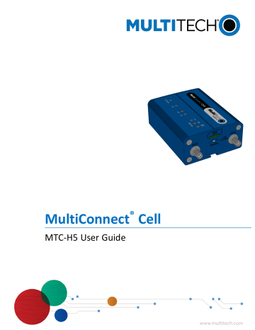 MultiTech MTC-H5-B03-KIT Cellular Modem User Guide | Manualzz