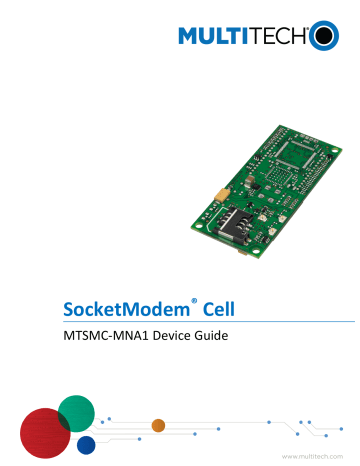 MultiTech MTSMC-MNA1-U-SP Embedded Cellular Modem Guide | Manualzz