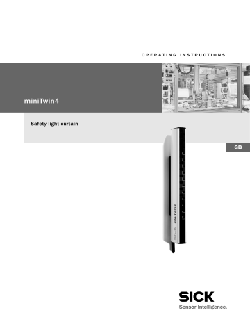 Sick miniTwin4 Safety light curtain Operating instructions | Manualzz
