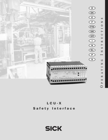 SICK LCU-X Safety Interface Instrucciones de operación | Manualzz