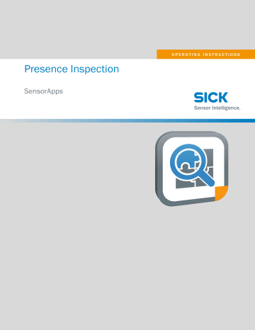 Sick Presence Inspection SensorApps Operating instructions | Manualzz