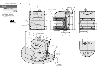 Sick S3000 Safety Laser scanner Mounting instructions | Manualzz
