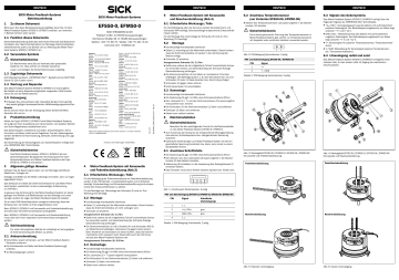 Sick EFS50-0, EFM50-0 Operating instructions | Manualzz