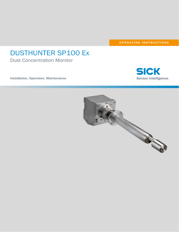 Sick DUSTHUNTER SP100 Ex Operating instructions | Manualzz