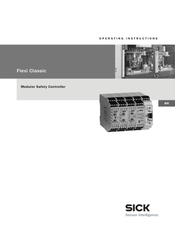 Sick Flexi Classic - Modular Safety Controller Operating instructions ...