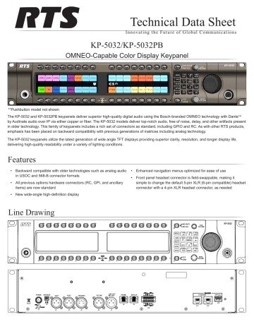 RTS Kp-5032 Data Sheet | Manualzz