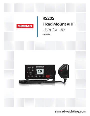 Simrad RS20S User Manual - Online & Download | Simrad | Manualzz