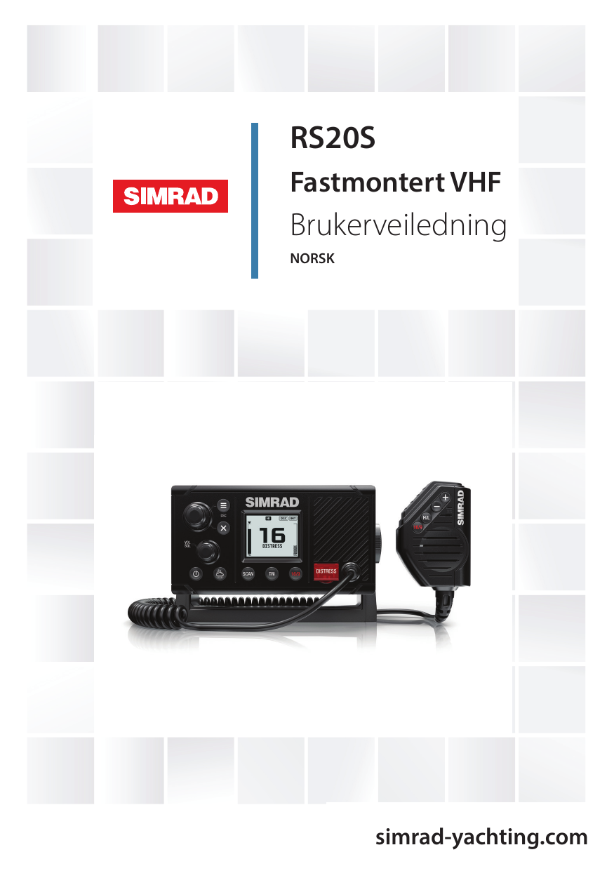 Simrad RS20S Brugermanual | Manualzz