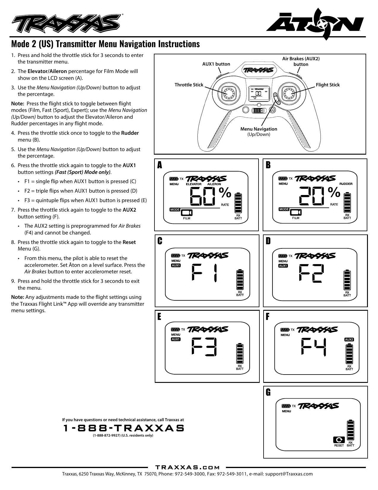 Traxxas aton manual store