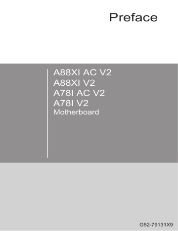 MSI A88XI AC V2 motherboard User manual | Manualzz