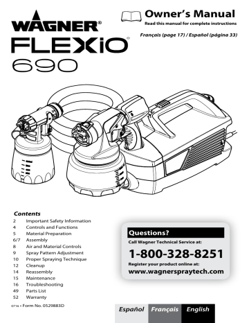 Wagner Flexio 3000 Parts Diagram | Reviewmotors.co