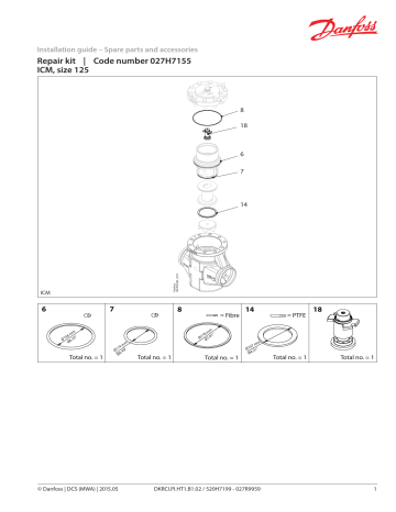 Danfoss 027H7155 installation Guide | Manualzz
