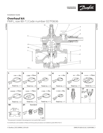 Danfoss 027F0636 installation Guide | Manualzz