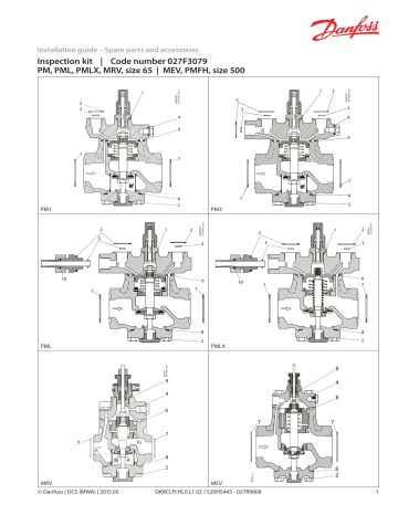 Danfoss 027F3079 installation Guide | Manualzz