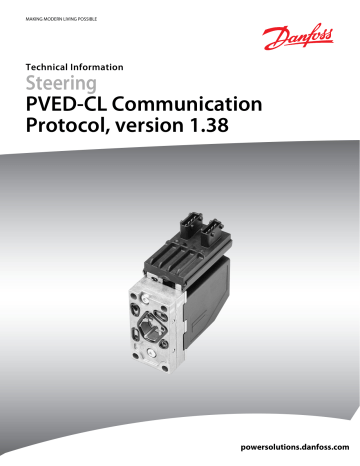 Danfoss PVED-CLS User Guide | Manualzz