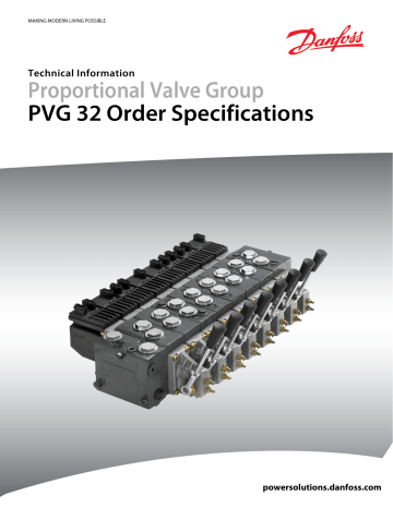 Danfoss PVG 32 User Guide | Manualzz