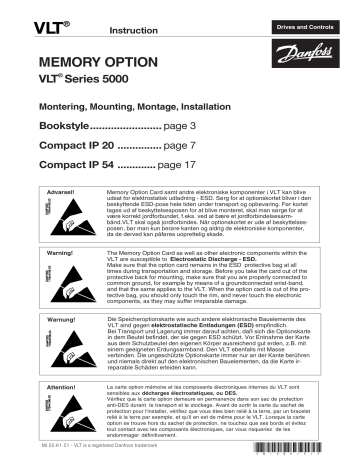 Danfoss VLT 6000 HVAC (Legacy Product) Installation Guide | Manualzz