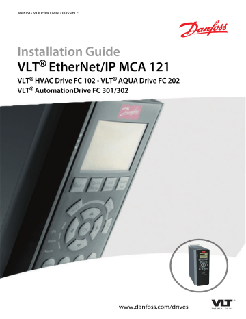 Danfoss VLT HVAC Drive FC 102 Installation Guide | Manualzz