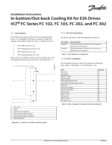 Danfoss VLT Refrigeration Drive FC 103 Installation Guide | Manualzz