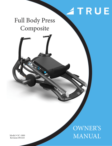 True Fitness SC-1000 Full Body Press User Manual | Manualzz