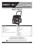 Generac WheelHouse 5500 Watt Manual: AI Chat & PDF | Manualzz