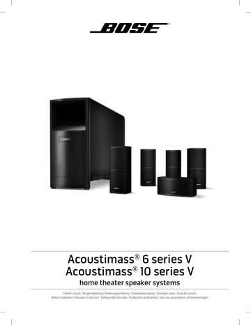 Bose MediaMate® computer speakers Owner's guide | Manualzz