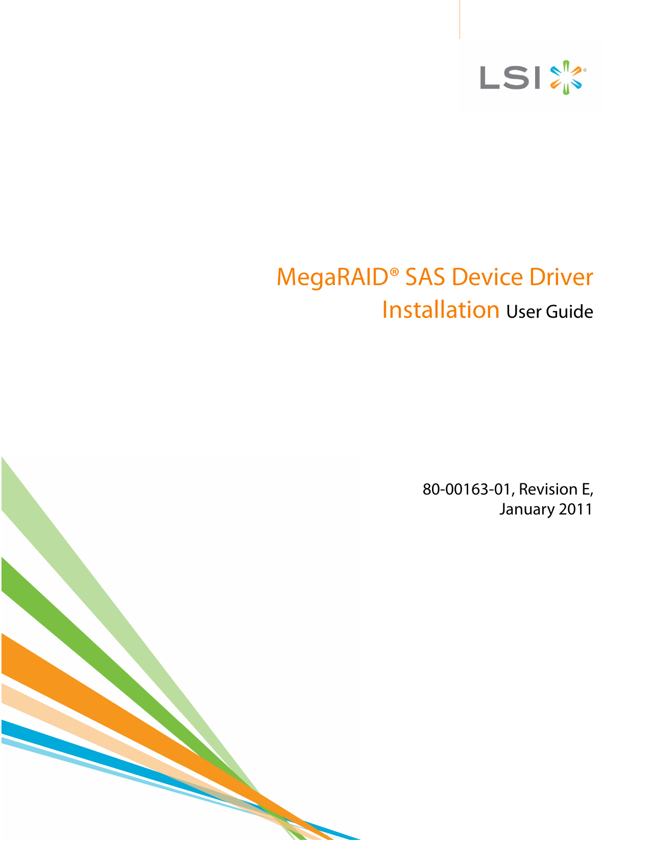 Broadcom MegaRAID SAS Device Driver Installation User Guide | Manualzz