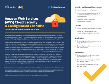 Broadcom AWS Configuration Checklist User Guide | Manualzz