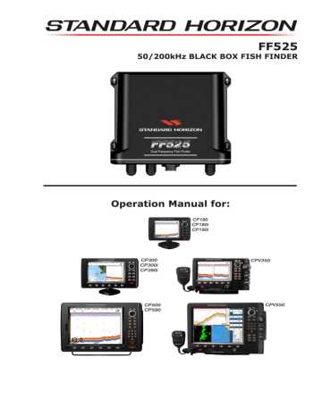 Standard Horizon FF525 CPX90 Owner Manual | Manualzz