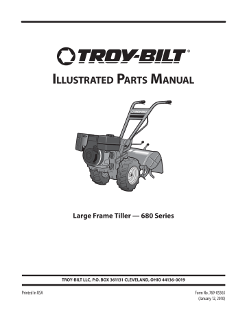 Troy-Bilt 21AE682L766 Garden Tiller User manual | Manualzz