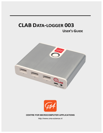 CMA CLAB User’s Guide | Manualzz