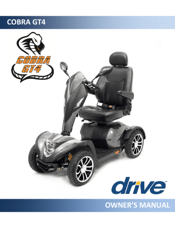 Drive Medical Cobra GT4 Owners Manual | Manualzz