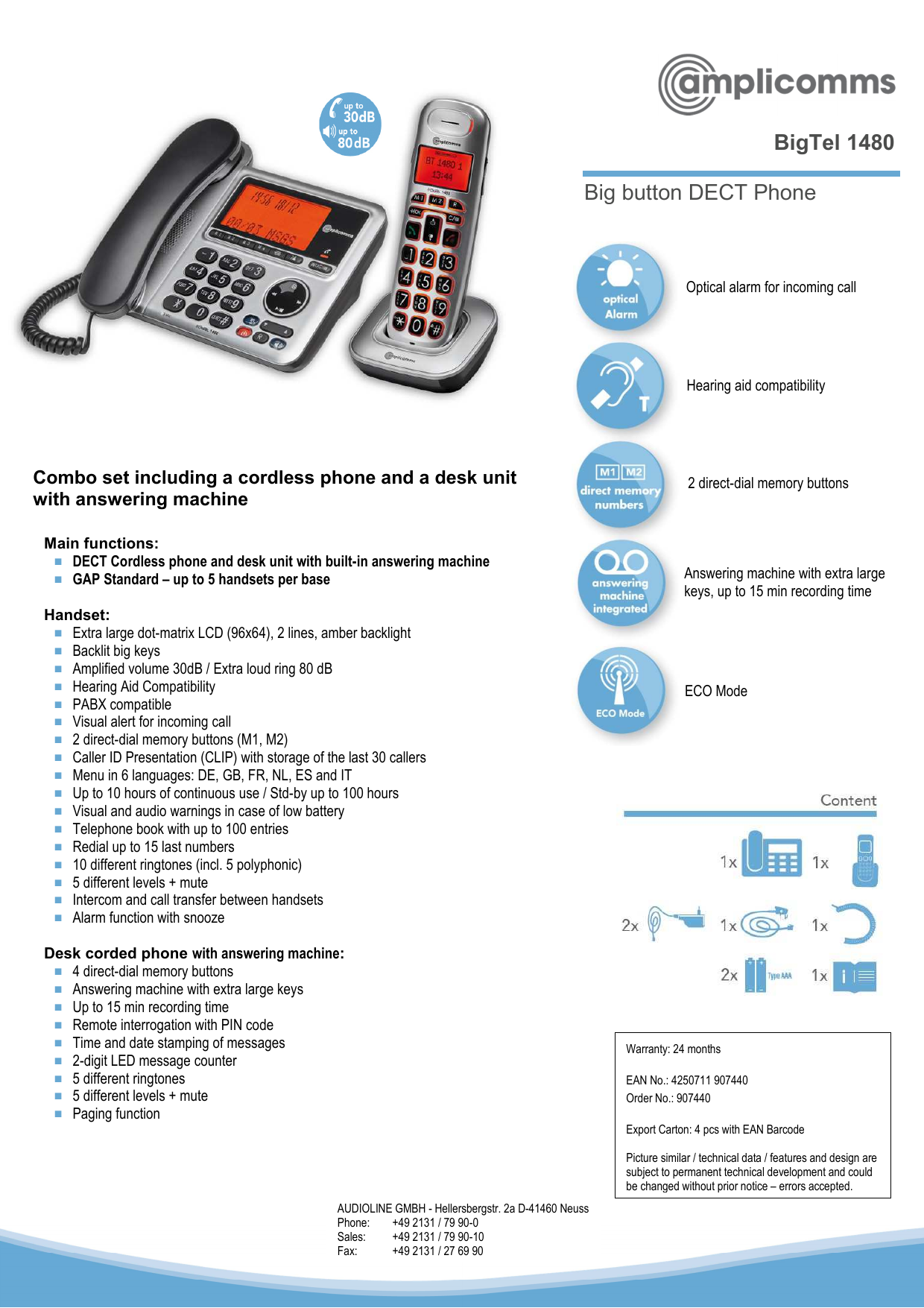 BigTel 180 / 182 Combo