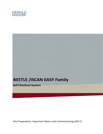 Wincor Nixdorf BEETLE /iSCAN EASY Installation Manual | Manualzz