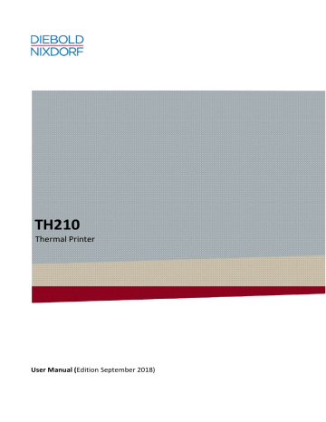 Wincor Nixdorf TH210 Thermal Printer User Manual | Manualzz