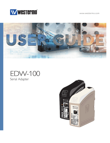 Westermo EDW-100 EX Serial to Ethernet Converter User guide | Manualzz